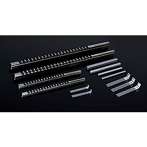 Accusize Industrial Tools No.70 Metric Hss Keyway Broach Set, 4 mm, 5 mm, 6 mm and 8 mm Keyway Size, Style B and C, 5100-0070