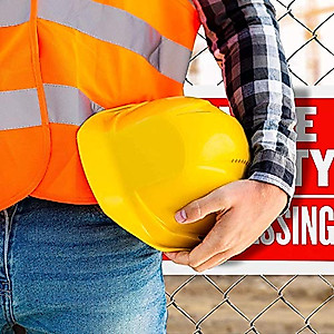 Vanitek 8 Pack Private Property No Trespassing Sign 9 x 12 Inch Weatherproof, Water Resistant, Easy to Mount, Durable Ink, Indoor and Outdoor Keep, for Home Safety & Privacy