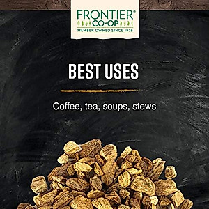 Frontier Organic Burdock Root, 1-Pound Bulk Bag, Common in Root Beer Recipes, Cut & Sifted, Sustainable Grown, Kosher (Packaging May vary)