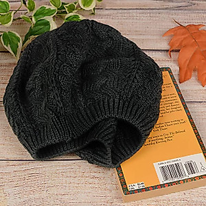 Nollia Soft Knit Solid Color Beanie, Chic, and Lightweight Crochet Knitted Style Beanie Hat for Women, One Size Slouchy Hat Olive