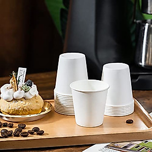 RACETOP 3 oz Paper Cups Bathroom [600 count], Bathroom Cups Disposable, Mouthwash Cups, Small Snack Cups, Ideal for Bathroom, Home,Party