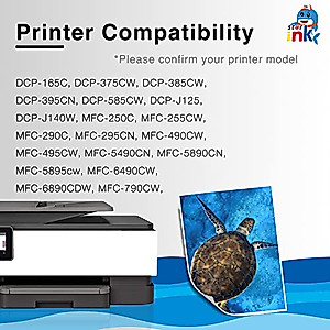 starink Compatible Ink Cartridge Replacement for Brother LC61/LC65 XL LC-61 LC61BK Work with MFC-495CW MFC-490CW MFC-6490CW MFC-6890CDW Printer(Black), 5 Packs