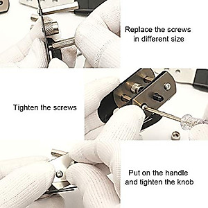 Dual Blades Vinyl Cutter Two Cuts in One with 4 Width-Spacer Pins PTFE Coating Safety Film Cutting Knife for Vinyl Median Strip Cutting and Car Window Tinting 10 Spare Blades + 5 Felts Included