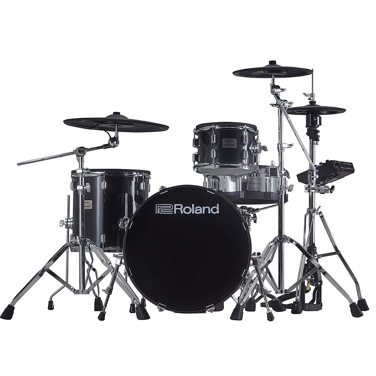 Roland Electronic Streamlined Drum Kit with Full-Size Wooden Shells (VAD-503-1)