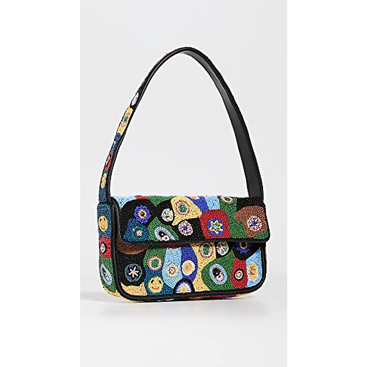 STAUD Women's Tommy Bag, Milliefiori Black, One Size