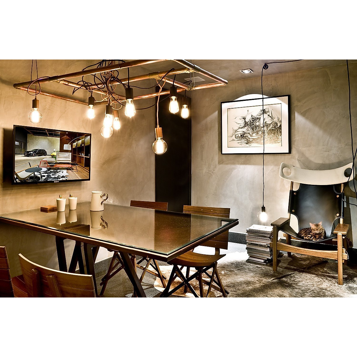 CTKcom 4W G45 Dimmable Edison Style Antique LED Light Bulb(4 Pack)- LED Filament Bulb 40W Incandescent Equivalent 400LM 2700k Warm White Lamps for Home Pendant Antique Light Fixtures E26/E27 110V~130V