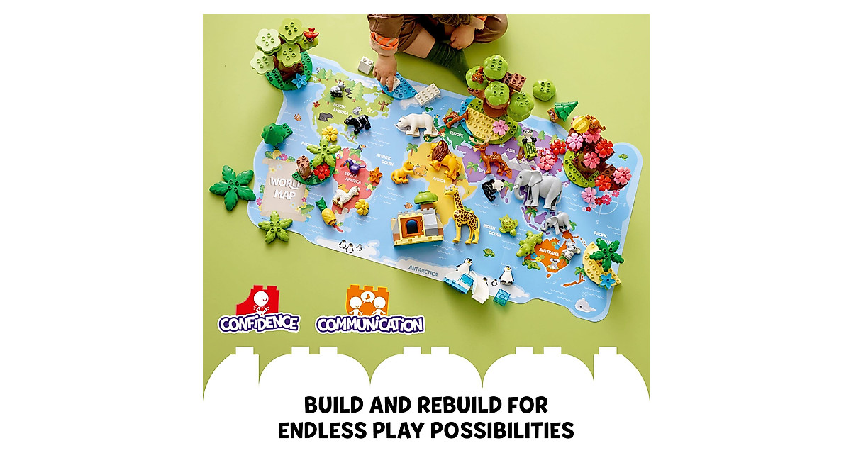 LEGO DUPLO Wild Animals Set - Educational Fun for Toddlers