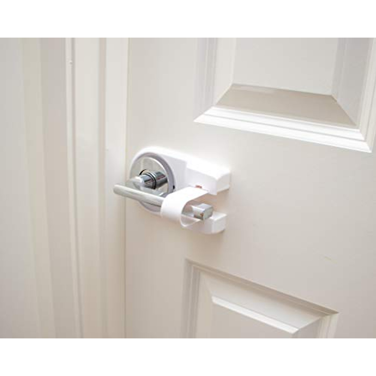 Little Chicks Baby Safety Lever Door Handle Lock - Firm & Strong Hold - Non-Adhesive - Suitable for Door Handles with 3 inches Diameter - 3 Pack - Model CK028