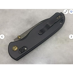 Gold Bronze Stainless Steel Torx Screws & Thumb Stud For Kizer Drop Bear Knife