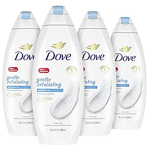 Dove Body Wash Instantly Reveals Visibly Smoother Skin Gentle Exfoliating Effectively Washes Away Bacteria While Nourishing Your Skin 22 oz 4 Count