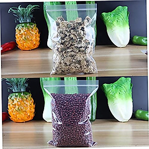 VOSAREA 200pcs Food Bag Clear Zippered Storage Bags Reclosable Self-sealing Bag Airtight Storage Baggies Cellophane Clothing Storage Bags Sealing Bags Zip Storage Bags Small Zip Bag Pouch