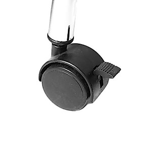 Seville Classics 10-Drawer Multipurpose Mobile Rolling Utility Storage Organizer with Tray Cart, Translucent Black