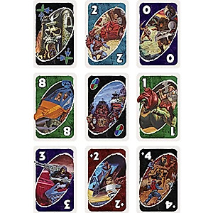 Mattel Games ​UNO Masters of The Universe Card Game for Kids, Adults and Game Night with Special Rule for 2-10 Players