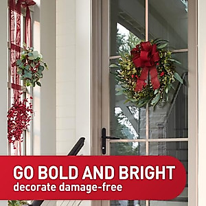 Command Outdoor Large Window Hooks, Total 4 Hooks with 8 Command Strips, 4 Pack of 1 Hook, Decorate Damage-Free