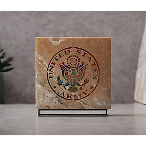 US United States Army Stencil Template Reusable for Painting on Walls, Wood, Arts and Crafts (468) - 8.5 x 11 Inches