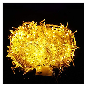 LIUPENGWEI 24V Low Voltage Fairy Lights, 10M 100LED Waterproof String Lights Long LED Outdoor Garden Lights Christmas Lights Lighting 8 Operation Modes For Patio Party Wedding Yard Trees Home garden G