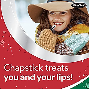 12 Days of ChapStick Holiday Advent Calendar Lip Balm Gift Set, Lip Care - Pack of 12
