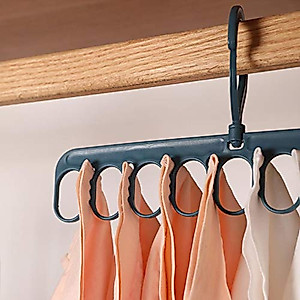Multi-use Clothes Hanger Plastic Home Excellent Clamping Organizer Hanger for Wardrobe