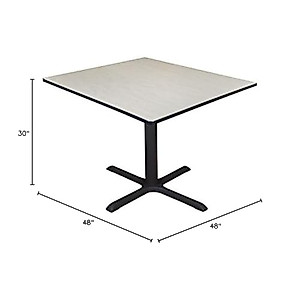 Cain 48" Square Breakroom Table- Maple