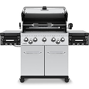 Broil King Regal S 590 Pro Natural Gas Grill - Premium 5-Burner Stainless Steel BBQ