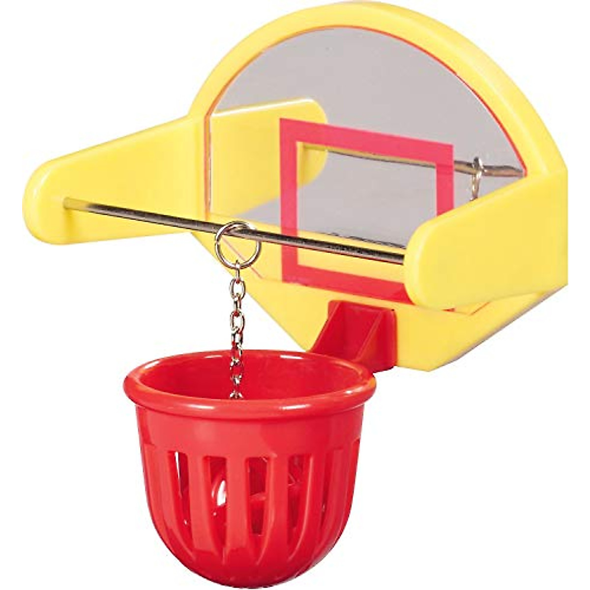 JW Pet 2 Pack of Activity Birdie Basketball Toy for Small to Medium Birds