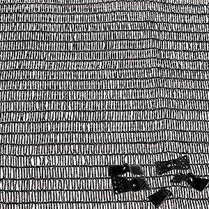 Black 30% Shade Cloth Sunblock Fabric Cut Edge UV Resistant for Garden Plants Cover with 10 Free Clips 6ft x 12ft