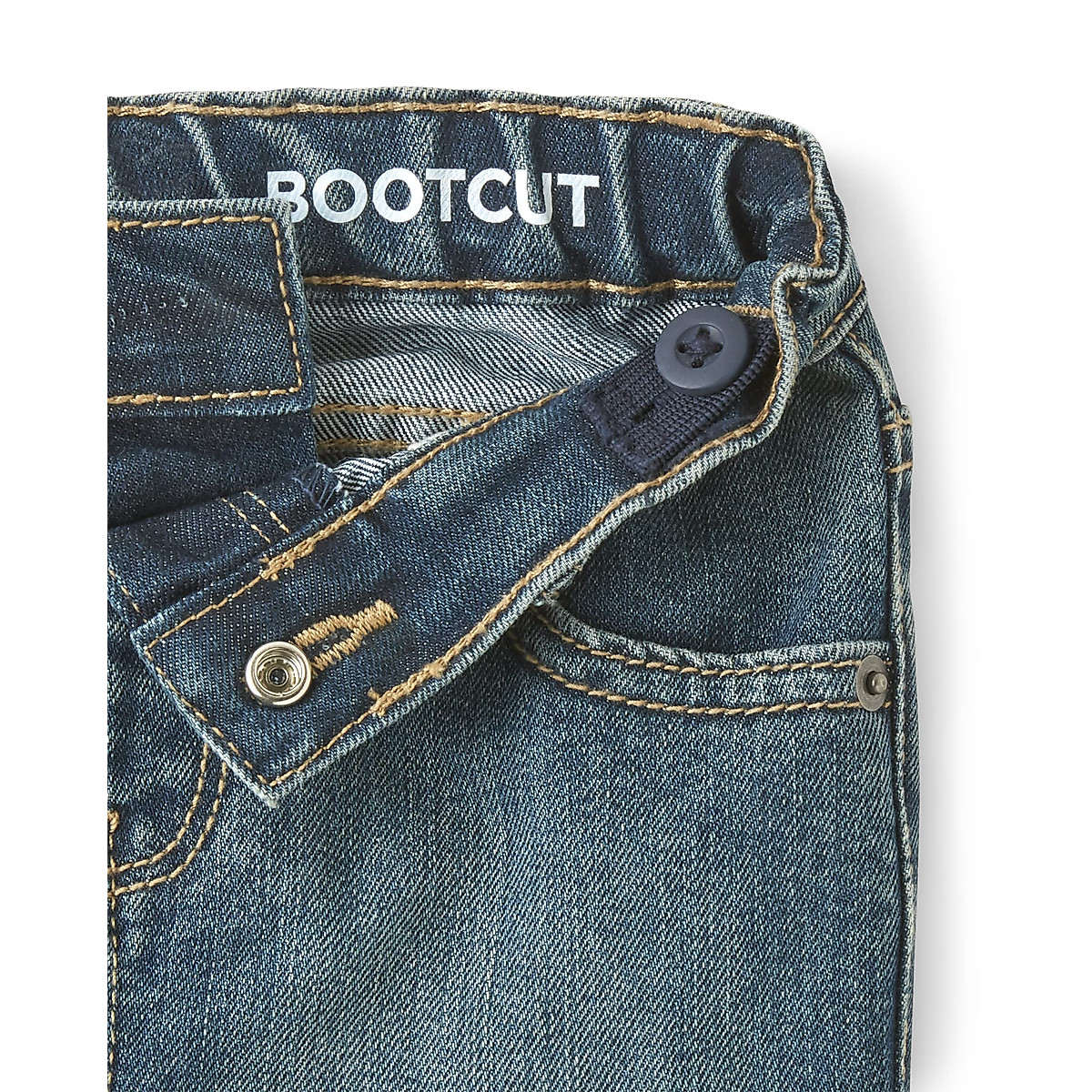 The Children's Place Baby Boys and Toddler Boys Basic Bootcut Jeans, Tide Pool, 3T