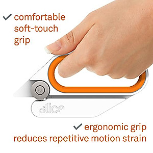 Slice 10598 Rotary Scissors Cutting Tool by Slice, Bladeless Scissors, Ambidextrous Cutter Ideal for Cutting Gift Wrap, Gift Basket Cellophane, Paper 1 Pack