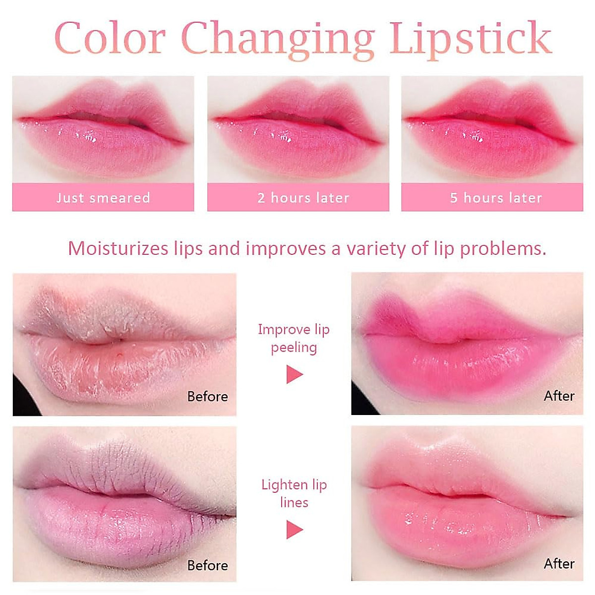 evpct 2Pcs Fruit Hydrating Glaze Lip Glow Oil Gloss Set Natural Pink Moisturizing Plumping Plumper Shiny Shimmer Vegan Tinted Butter Lip Lio Tint Gloss Oil Stain Korean Lip Oul Pil Lipoil Ool Oli Okl