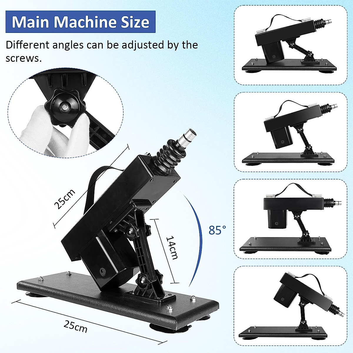 Sex Machines for Men and Woman Automatic Thrusting Sex Machine Thrusting Male Masturbators with 3xlr Adult Dildo and Male Masturbator Cup Man Sex Machine Adult Toy Thrusting Machine Sex Toy with Base