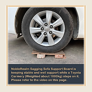 NobleRealm® 𝗫𝗟 𝗟𝗮𝗿𝗴𝗲𝗿 (68” x23.3” Inches) & 𝗧𝗵𝗶𝗰𝗸𝗲𝗻 0.42” | 𝑺𝒂𝒈𝒈𝒊𝒏𝒈 𝑪𝒐𝒖𝒄𝒉 𝑪𝒖𝒔𝒉𝒊𝒐𝒏 𝑺𝒖𝒑𝒑𝒐𝒓𝒕 𝑩𝒐𝒂𝒓𝒅 | Heavy Duty Frame & Machine-Washable & Non-Slip