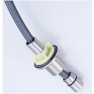 JIYTG Toilet Brush Toilet Handheld Bidet Spray Kit 304 Stainless Steel Bidet Toilet Spray Gun Set Companion Booster Nozzle