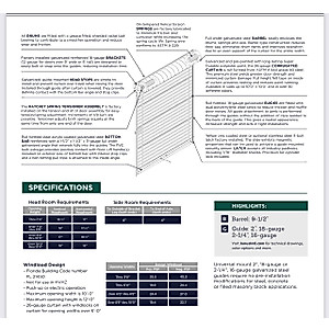 DuroDOOR Janus 8'x7' Storage 750 Series Wind Rated Steel Roll-Up Door