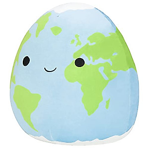 Squishmallows Original 14-Inch Roman Blue and Green Planet - Large Ultrasoft Official Jazwares Plush