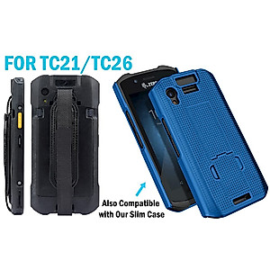 Twin Pack: Hand Strap for Zebra TC21 TC26 TC53 TC58 TC73 TC78 Mobile Computer Scanner - Adjustable on Both Ends - Finger Palm Harness Grip (2 Units)