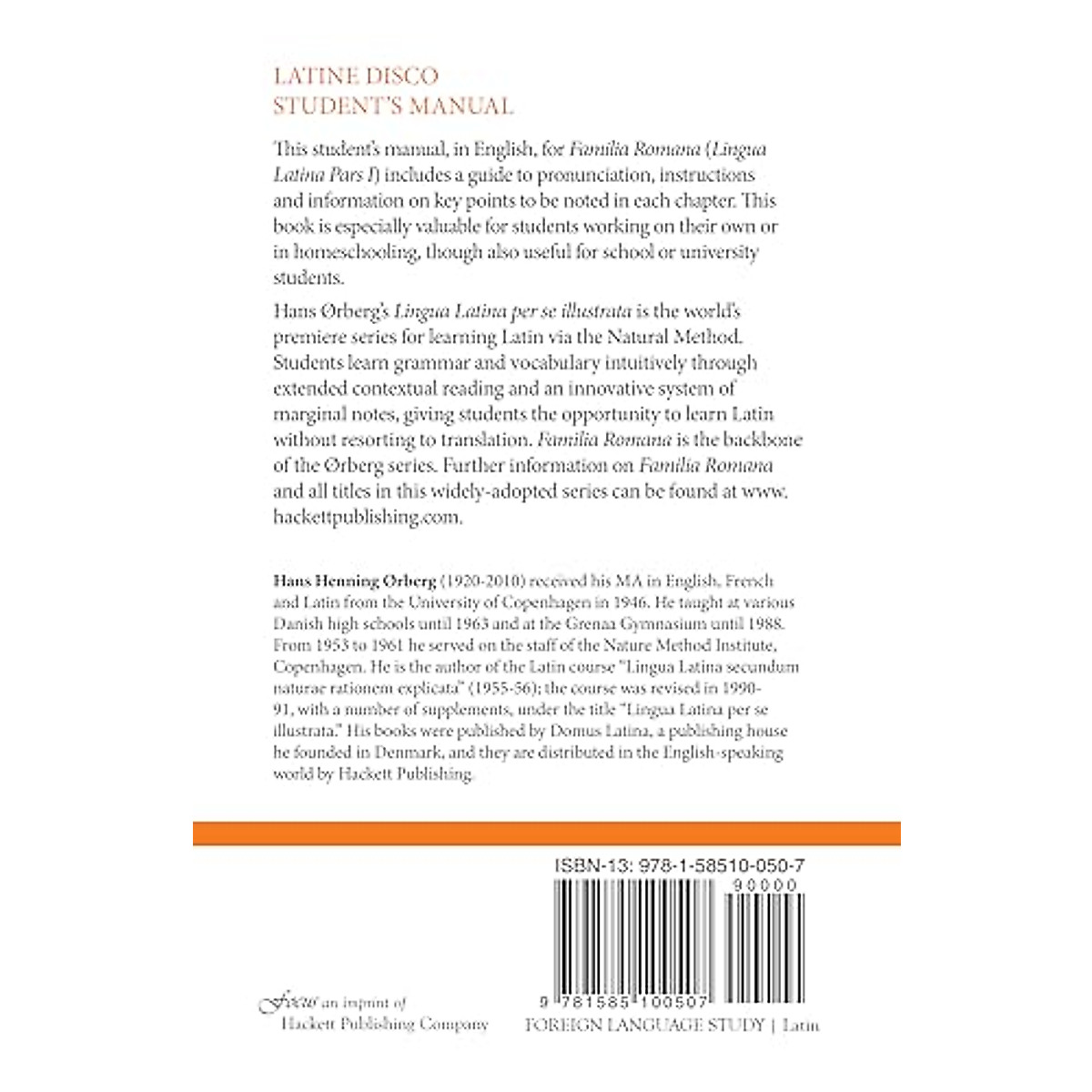 Lingua Latina per se Illustrata: Latine Disco, Student's Manual (Latin Edition)