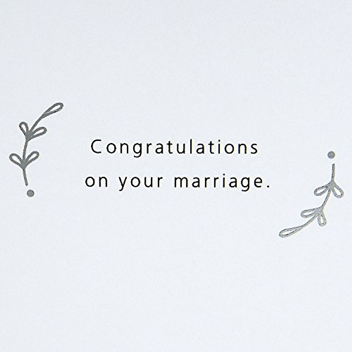 Hallmark Signature Wedding Card (Happily Ever After)