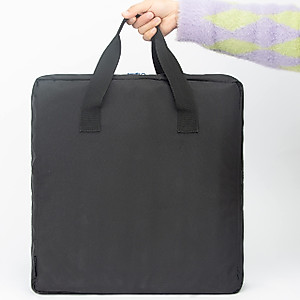 KISLANE 56 Toy Cars Carrying Case for 1: 64 Scale Toy Cars and Monster Trucks, Functional Storage Bag for Toy Cars and Monster Trucks (Black)