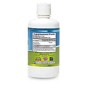 NutriNoche Liquid Calcium Supplement - 30 PPM of Nano Sized Calcium Particles Absorbed at a Cellular Level - Colloidal Minerals - Trace Minerals