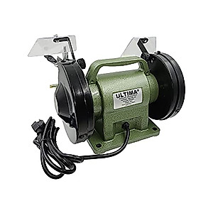 Ultima Scissor Sharpener - Benchtop Grinder & Polisher with Convexing Clamp for Prossional Quality Scissor & Shear Sharpening