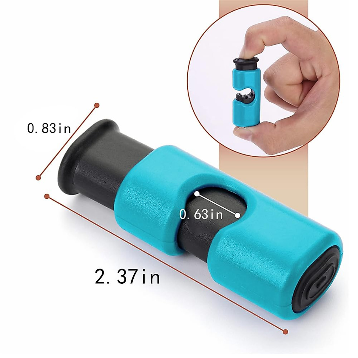 EYAKEG Bag Clips, 10 Pack, Squeeze and Lock Bread Bag Clips for Food Storage, Plastic Bag Closure Clips, Blue