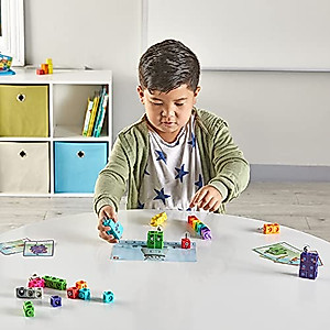 Learning Resources LSP0949-UK MathLink Cubes Numberblocks 1-10 Activity Set, Early Years Maths Learning, Build, Learn & Play in The Classroom & at Home.,27.5 x 21.3 x 3.2 cm, Multicolour
