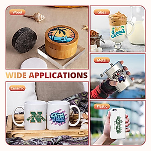 YRYM HT Clear Vinyl Transfer Paper Tape Roll-12 x 50 FT w/Alignment Grid Application Tape for Silhouette Cameo, Cricut Adhesive Vinyl for Decals,Signs, Windows, Stickers