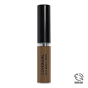 COVERGIRL - Easy Breezy Brow Volumizing Gel, Holds Brows for 24 Hours, Infused with Argan Oil & Biotin, 100% Cruelty-Free