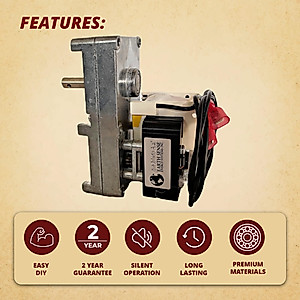 Pellethead 2 Pack for Englander 1RPM Pellet Stove Auger Motor PU-047040 PH-CCW1- Top and Bottom Auger Motor