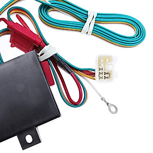 A-Premium 4-Pin Trailer Wiring Harness Compatible with Select Subaru Models - Outback 2010-2021, Forester 2014-2021, Crosstrek 2016-2021, XV Crosstrek 2013-2015, Ascent 2019-2021