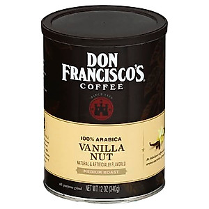 Don Francisco's Vanilla Nut Flavored Ground Coffee, 12 oz Can