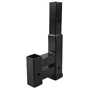 4000 LB Dual 2" Trailer Hitch Receiver Rise-Drop Adapter Extender Extension Tow