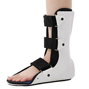 DXDUI Fracture Orthosis Boot Ankle Joint Fixation Brace Adjustable Breathable Calf Protector Toe Foot Or Ankle Injuries Fractures Sprains by Brace Direct,Right,S