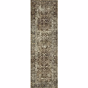 Magnolia Home by Joanna Gaines x Loloi Sinclair Collection SIN-01 Machine Washable Pebble / Taupe 8'-6" x 11'-6" Area Rug